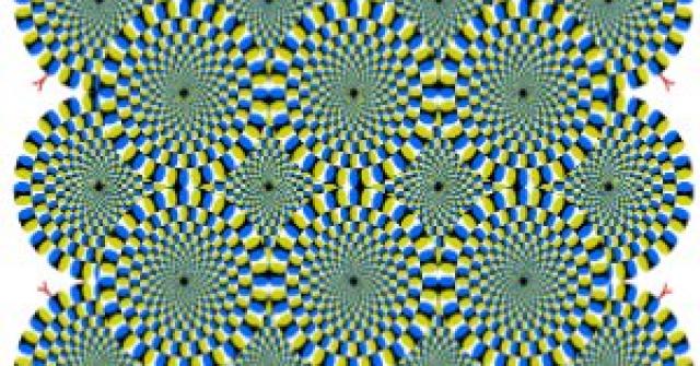 Opt iluzii optice geometrice halucinante